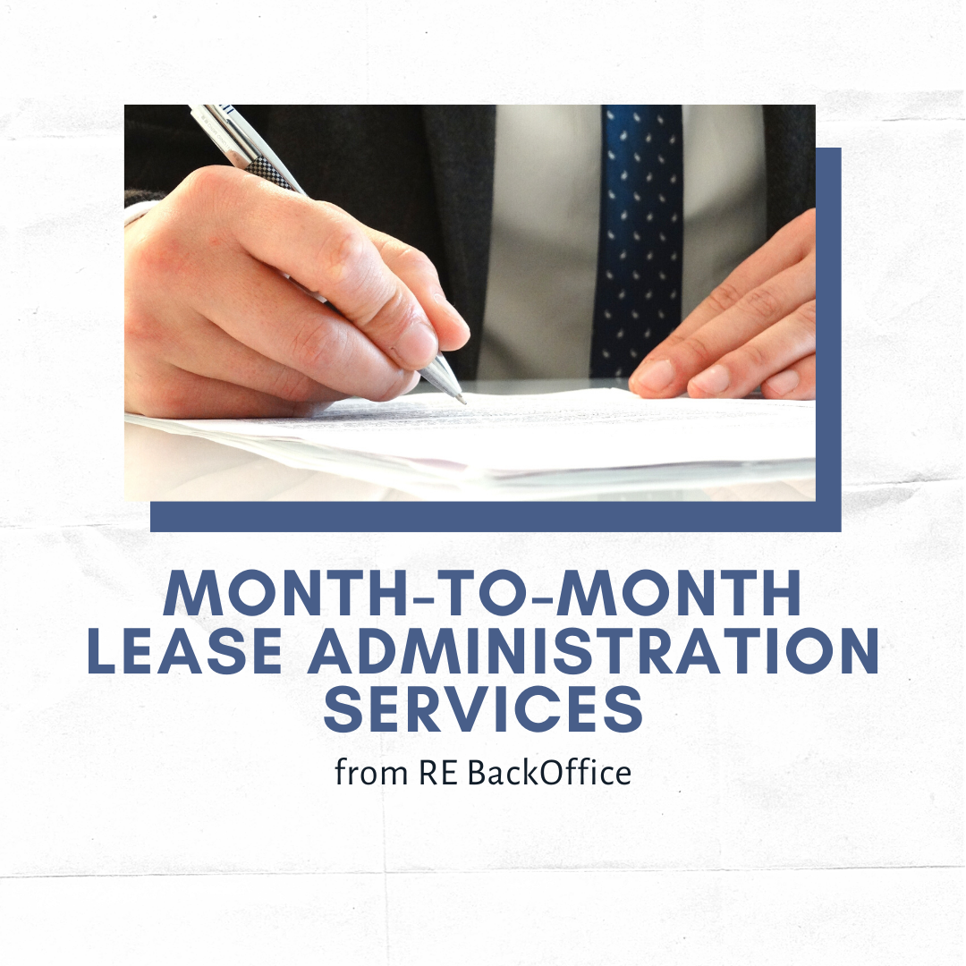 RE BackOffice introduces Month-To-Month Lease Administration Services ...